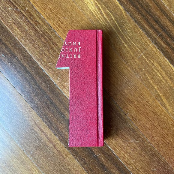 Vintage | Accents | Vintage Book Monogram Number One | Poshmark